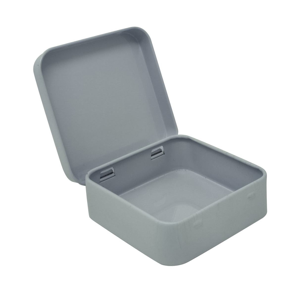 Wholesale Square Plain Printed Gift Tin Box With Hinged Lid L70 x W